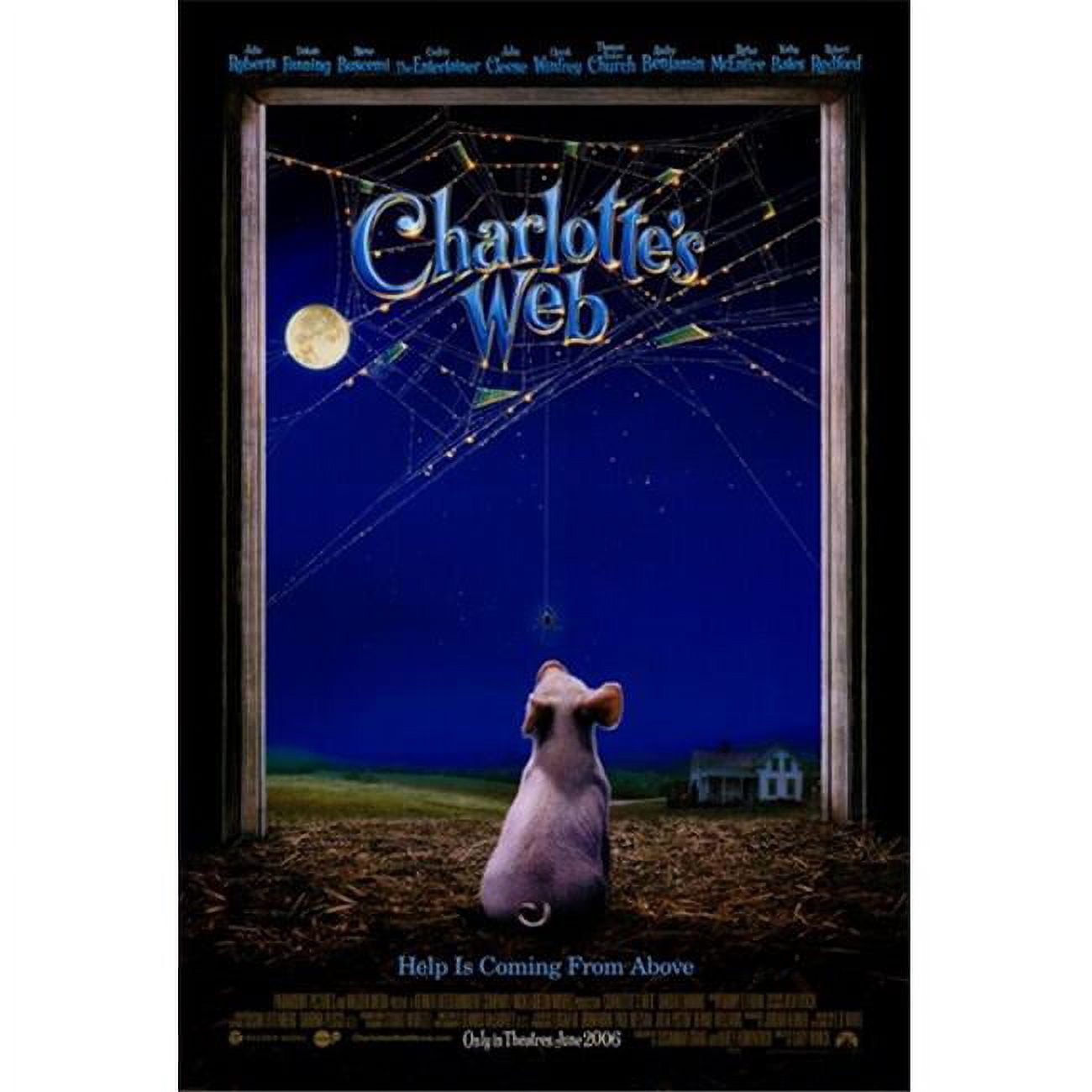 Charlottes Web Movie Poster - 11 x 17 in. - Walmart.com