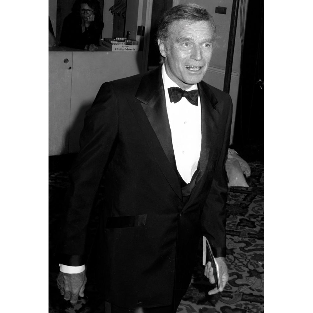 Charlton Heston 1985. Photo by John Barrett (Charlton Heston 3704 ...