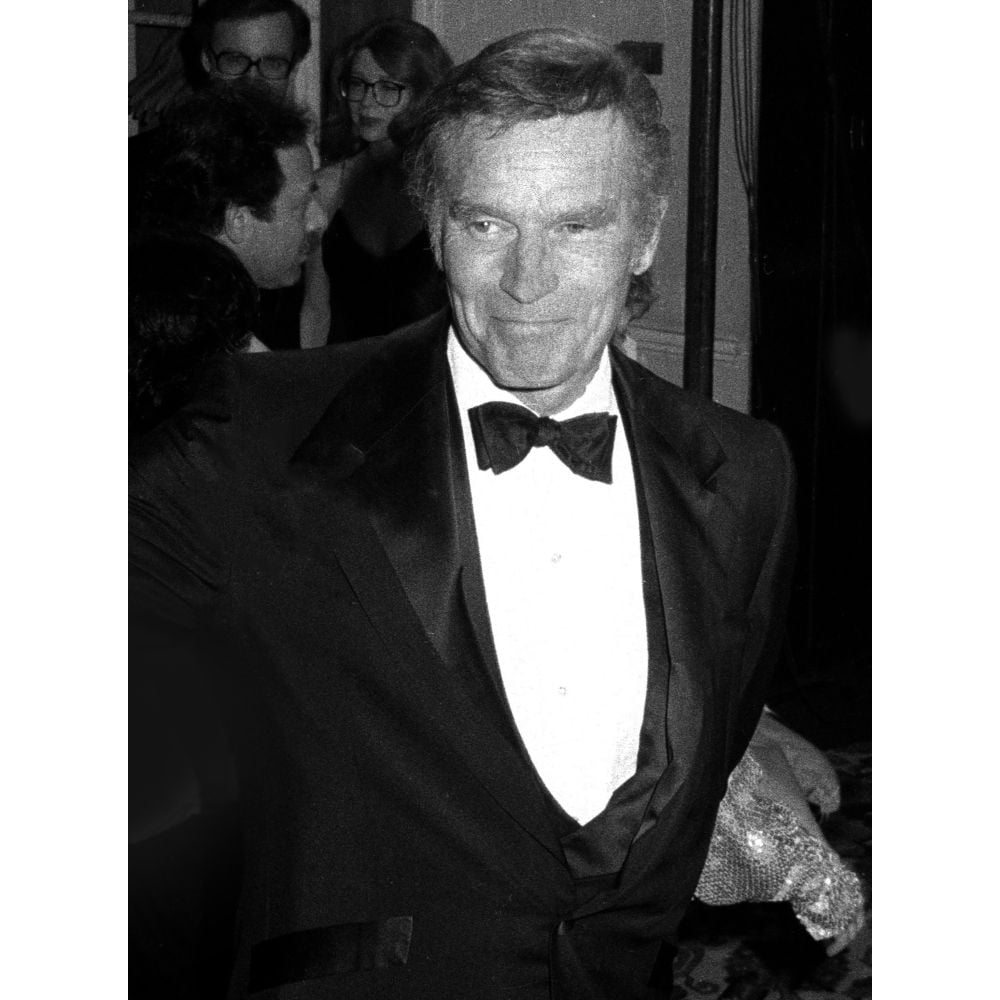 Charlton Heston 1985. Photo by John Barrett (Charlton Heston 3705 ...