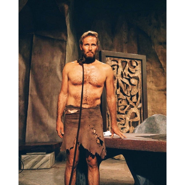 Charlton Heston Planet Of The Apes Handsome Handsome On Leash 24X36 ...