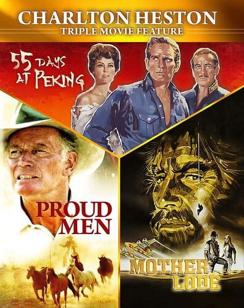 Charlton Heston Triple Movie Feature: 55 Days at Peking / Mother Lode ...