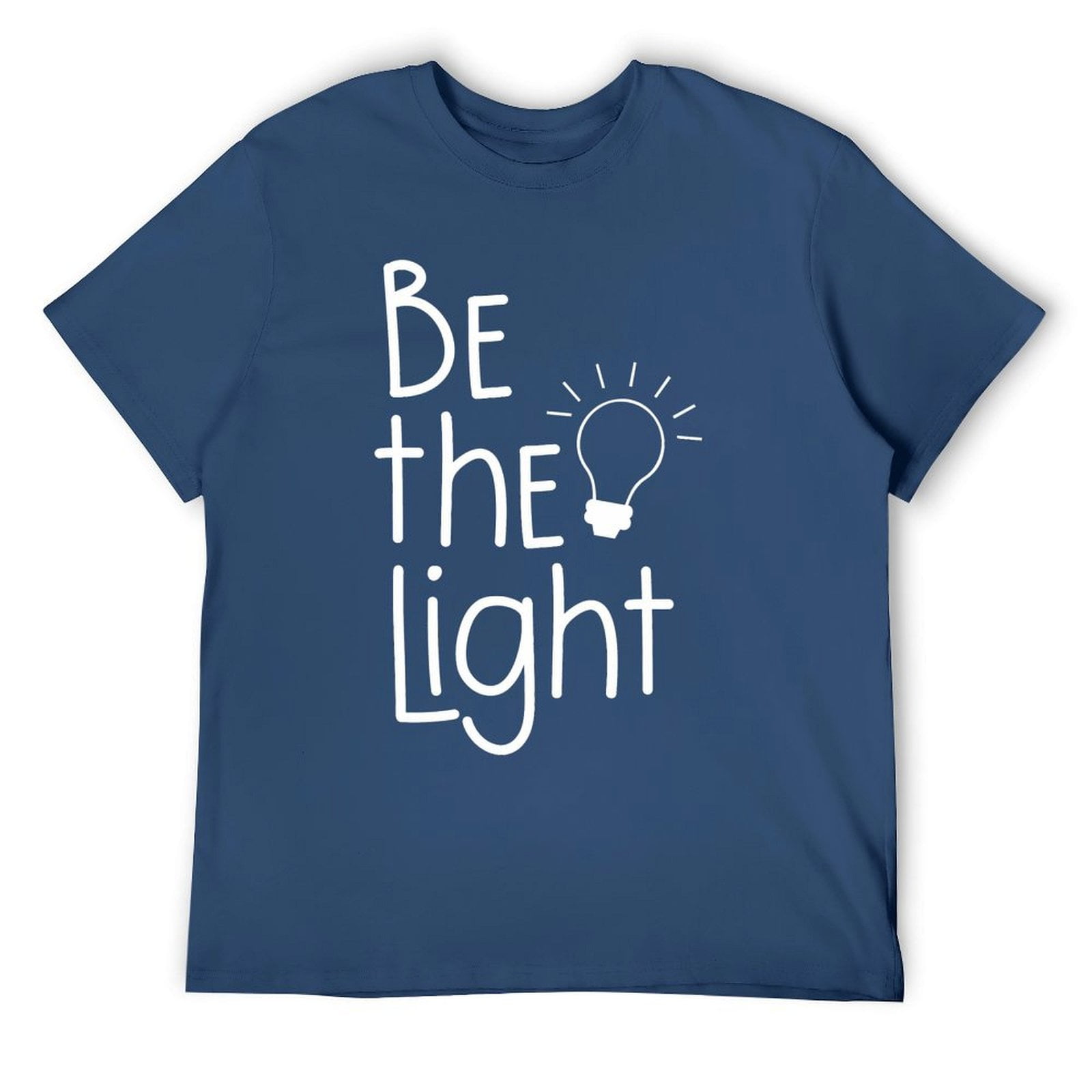 Charlylifestyle Christian Be The Light Funny Inspirational Short Sleeve ...