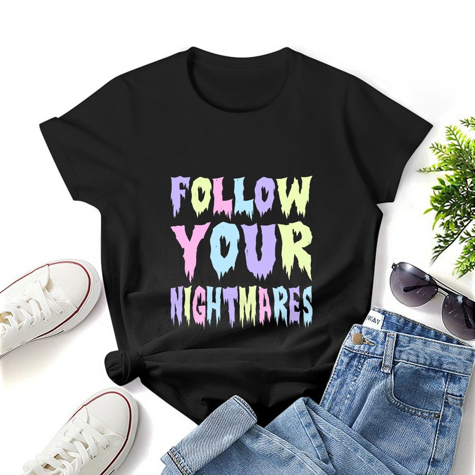 Charlylifestyle Follow Your Nightmares World Aesthetic Goth Art Short ...