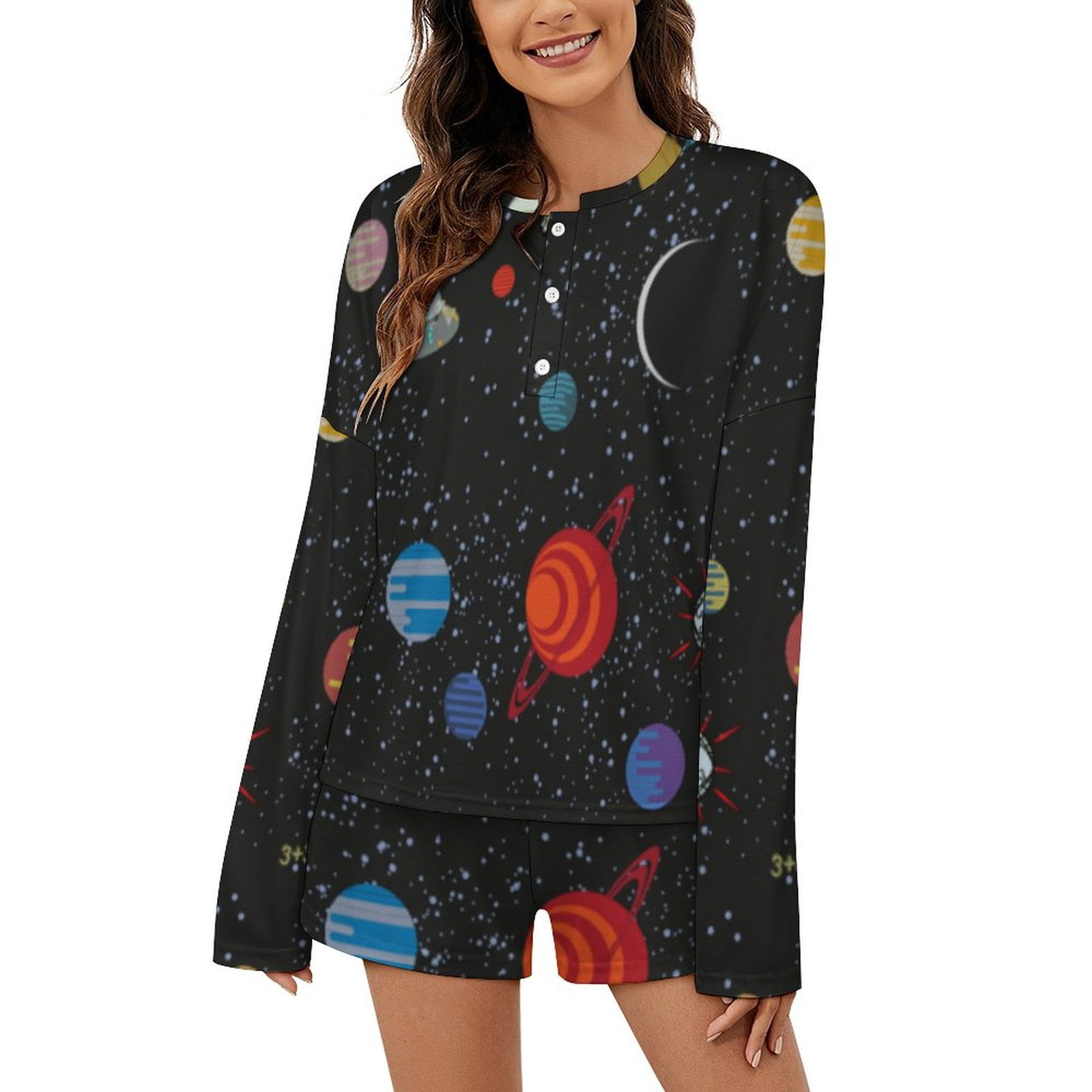 Sfneewho Rick Morty Falling Psychedelic Space Season Pajama Set for ...