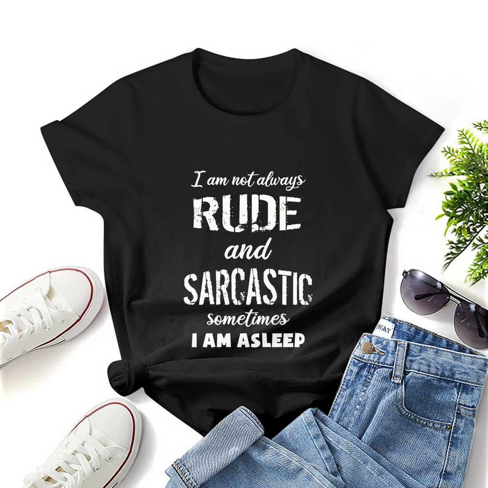 Charlylifestyle Sarcastic Humor Sarcasm Joke Funny Short Sleeve T-shirt ...