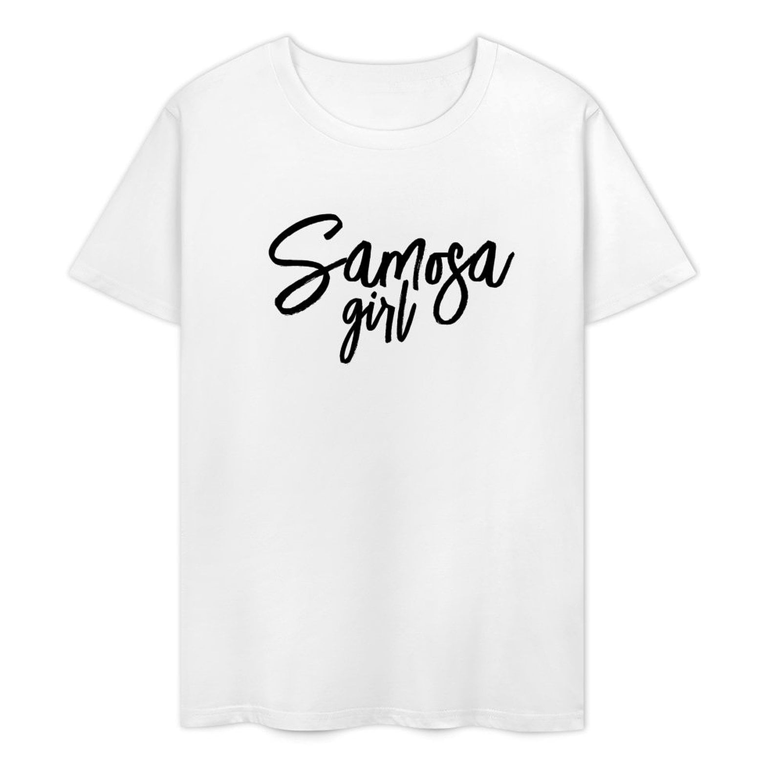 Charlylifestyle Unisex Indian Samosa Girl Funny Samosa Short Sleeve T ...