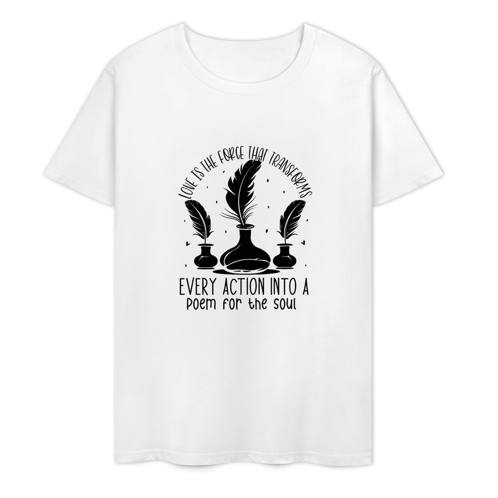 Charlylifestyle Unisex Love Is The Force That Transforms Every Action ...