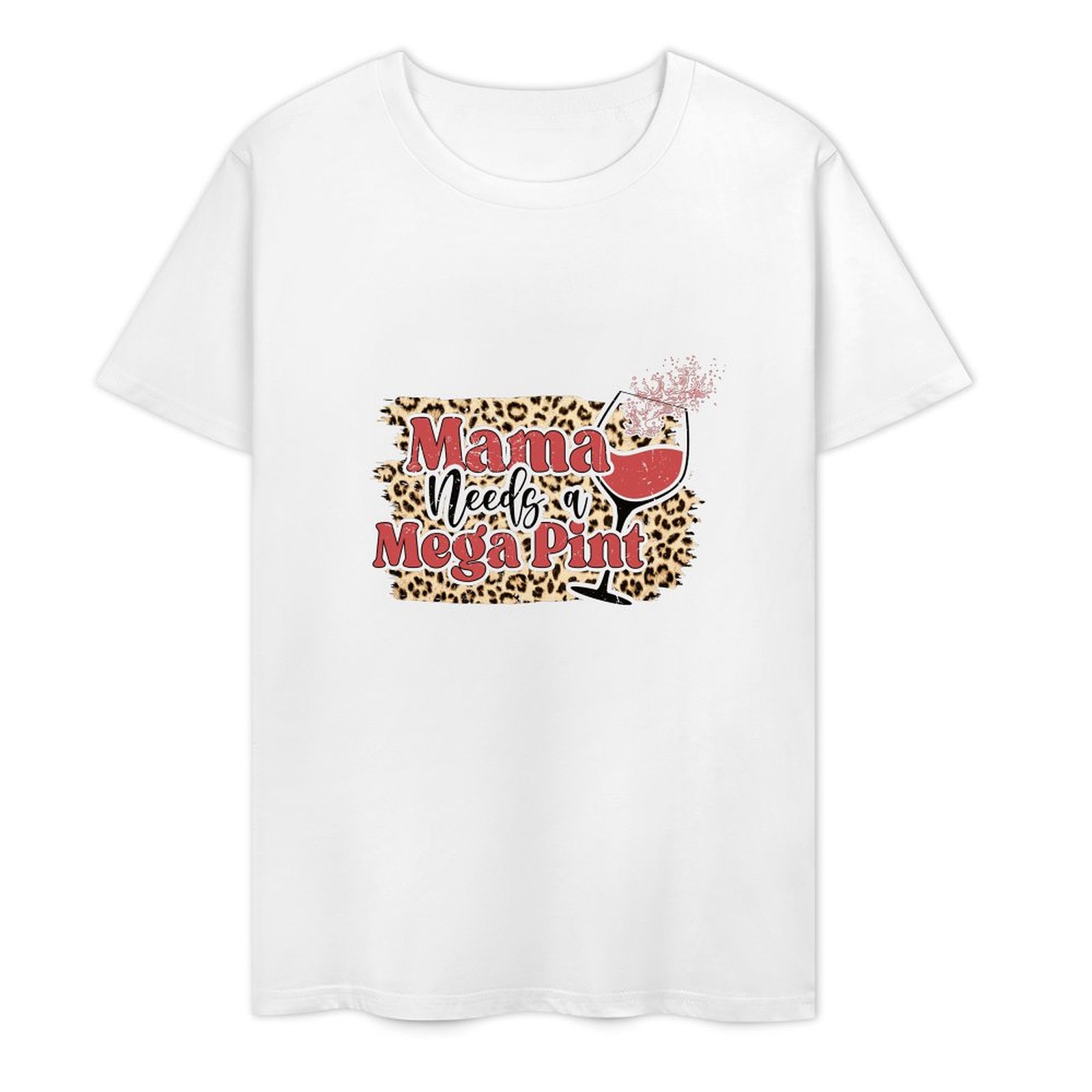 Charlylifestyle Unisex Mama Need A Mega Pint On De Short Sleeve T-shirt ...