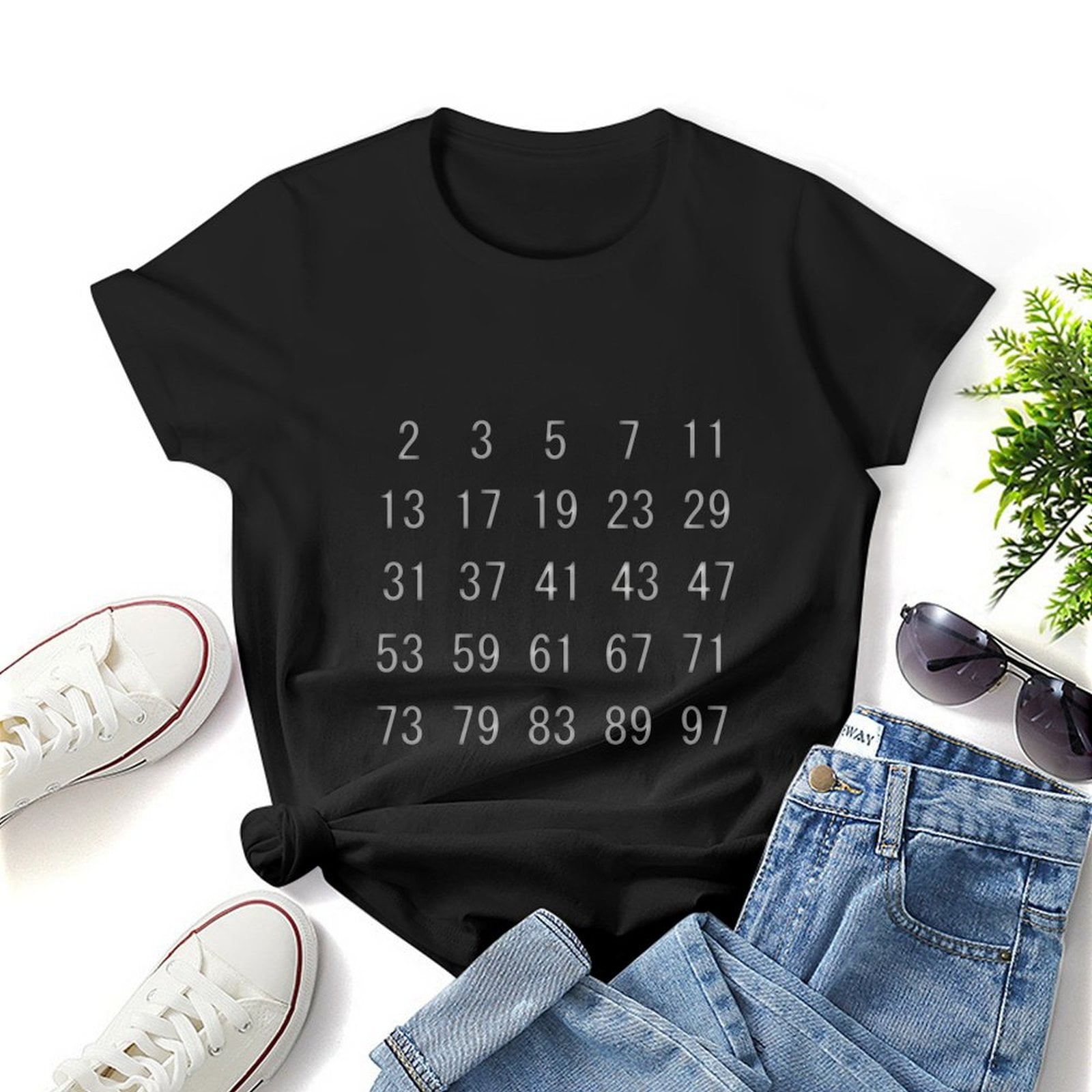 Charlylifestyle Unisex Prime Numbers Mathematics Mathematician Short ...