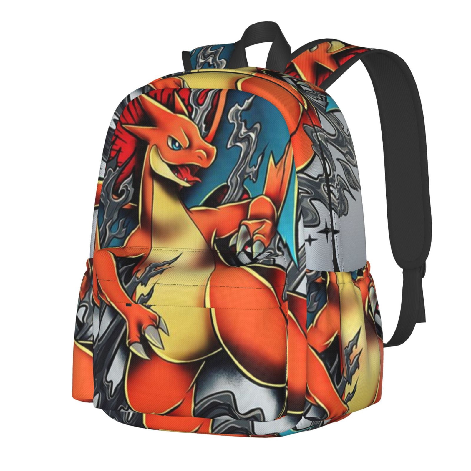 Charm-Ander Chari-Zard Evolution Mega Backpack Casual Lightweight ...