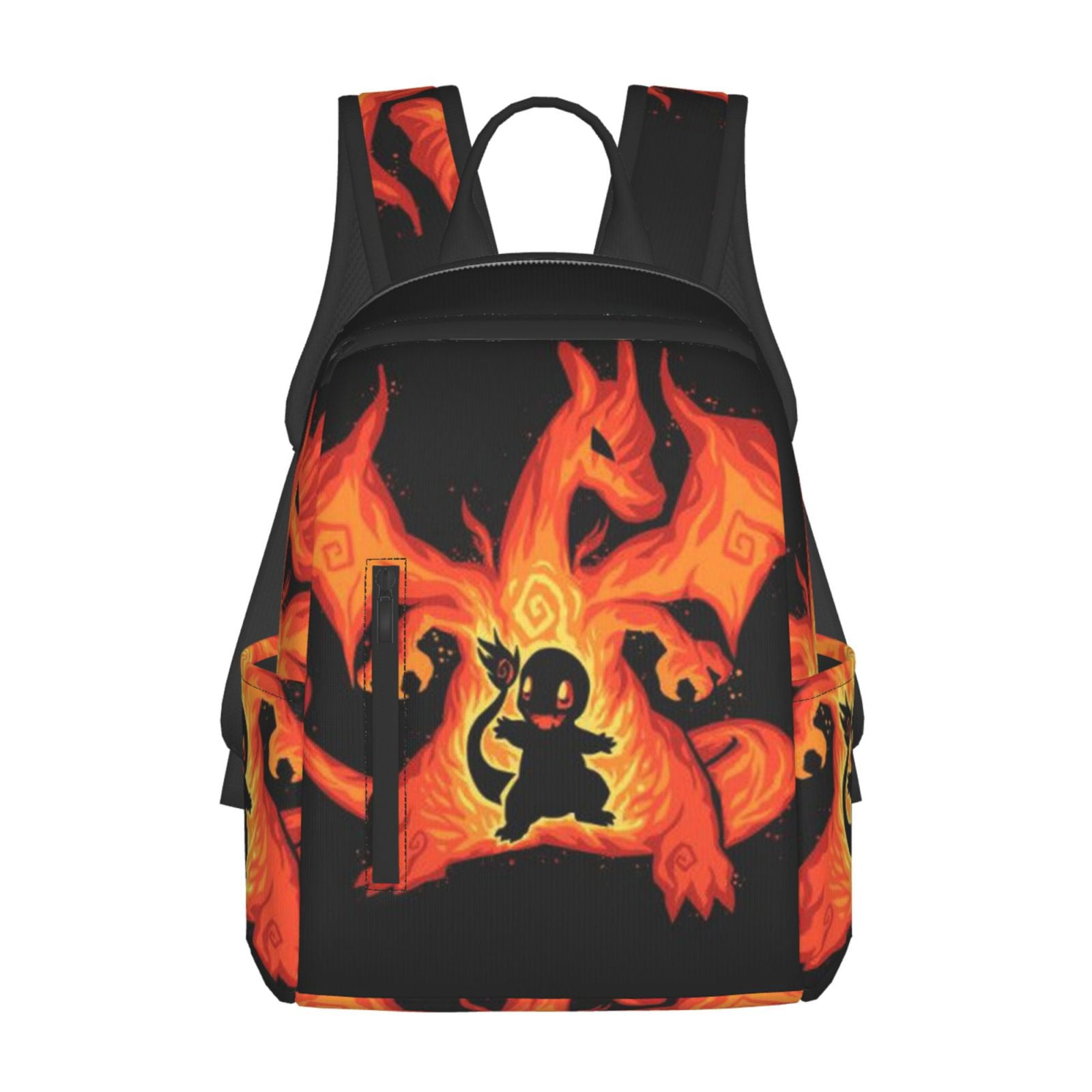 Charm-Ander Chari-Zard Evolution Mega Travel Backpack Computer Bag ...