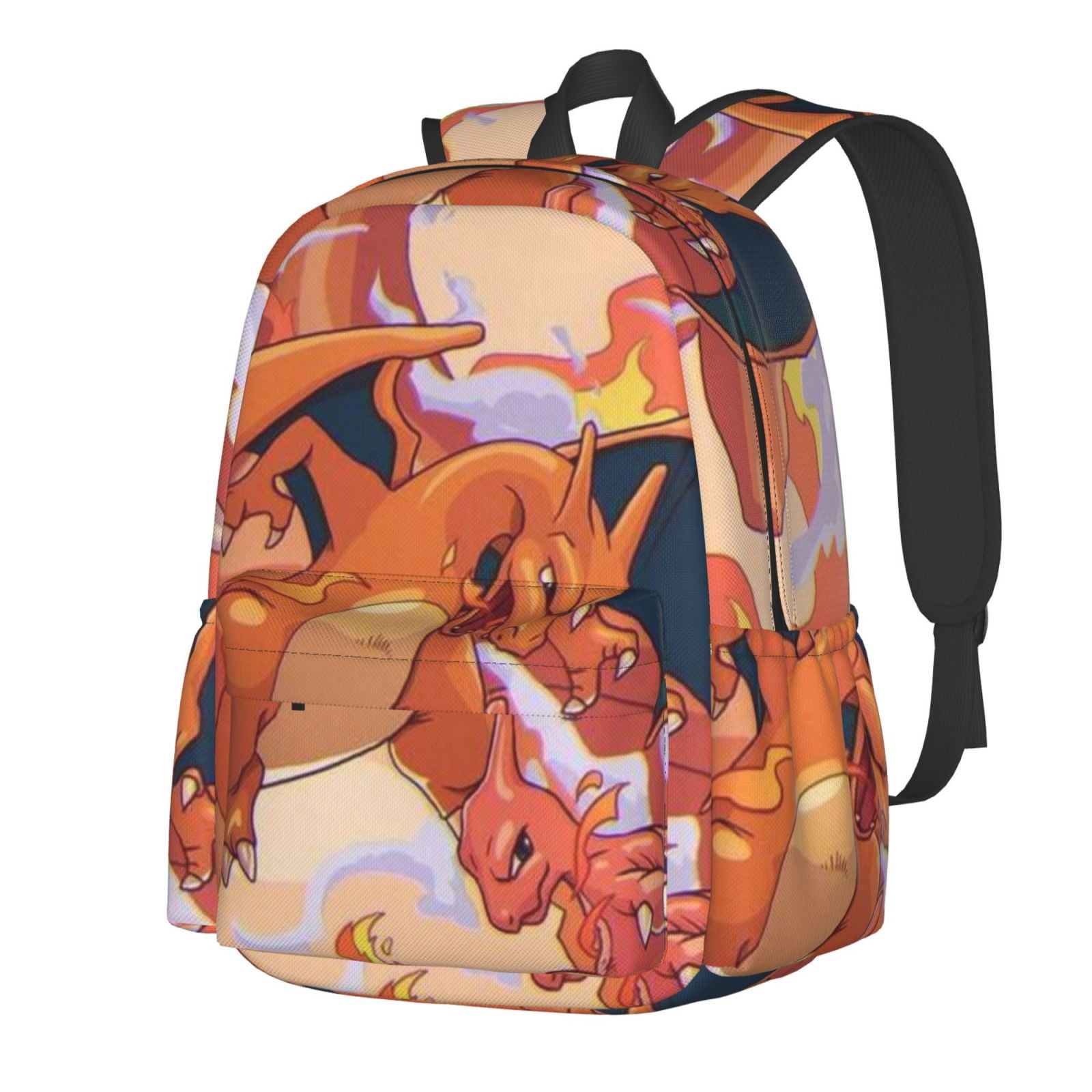Charm-Ander Chari-Zard Evolution Mega Travel Backpack Durable Casual ...