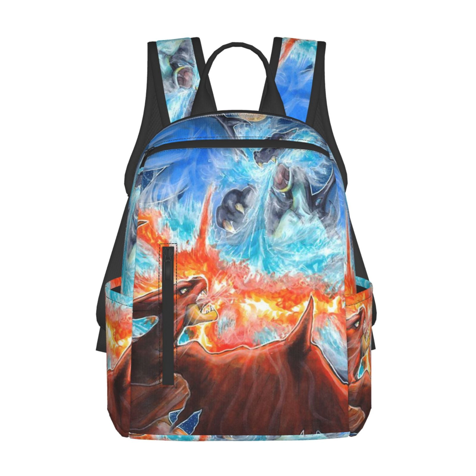 Charm-Ander Chari-Zard Evolution Mega Travel Backpack Lightweight ...