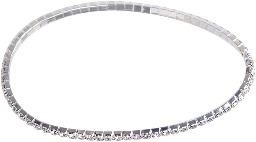 Charm Anklets For Women Crystal Rhinestone Stretch Tennis Anklet ...