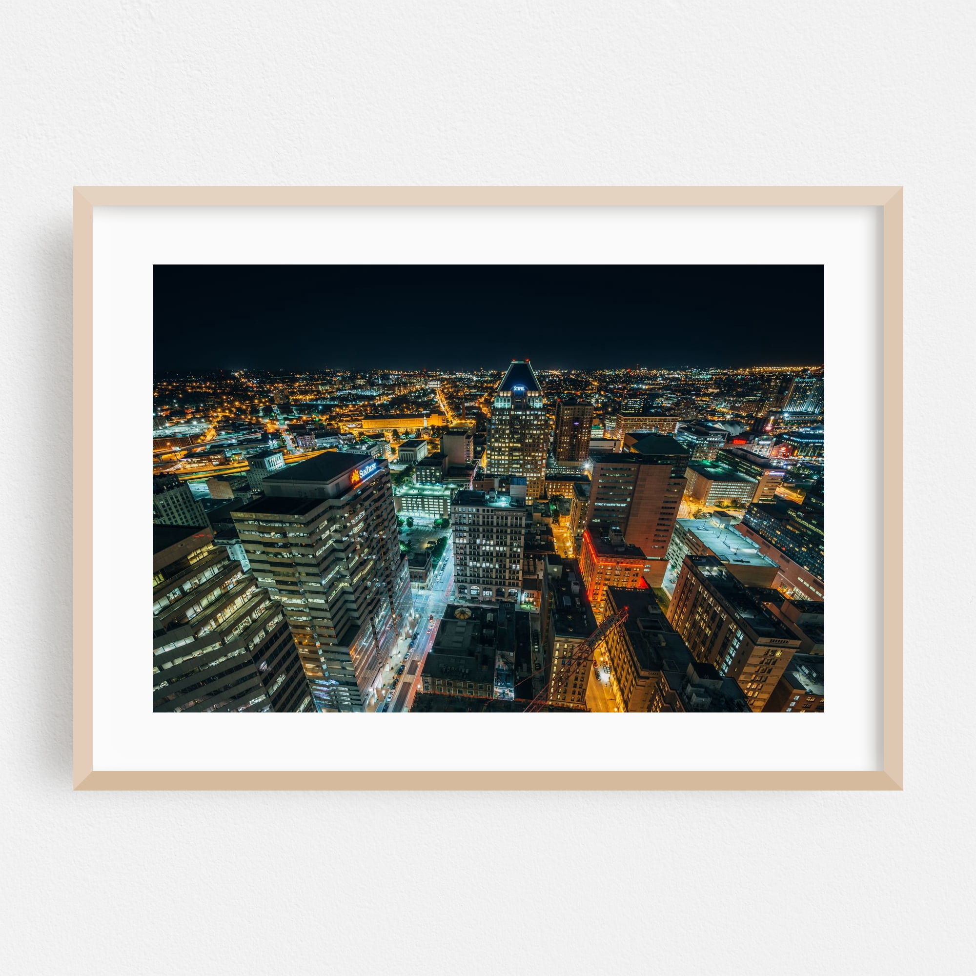 Charm City from Above 02 - Baltimore Maryland Photography Cityscape ...