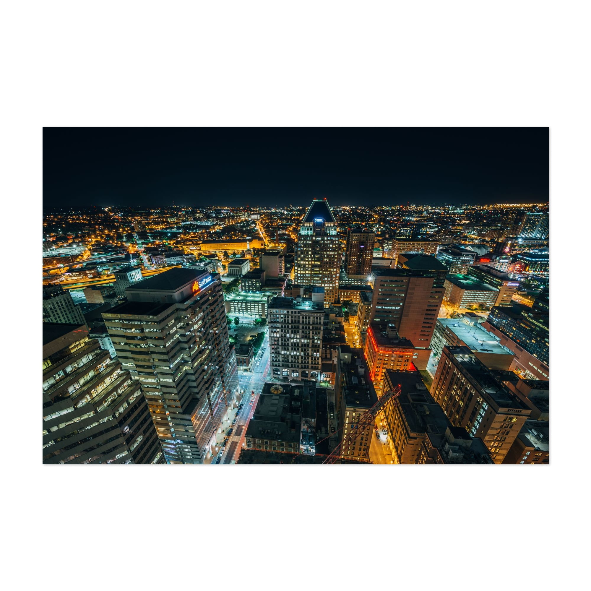 Charm City from Above 02 - Baltimore Maryland Photography Cityscape ...