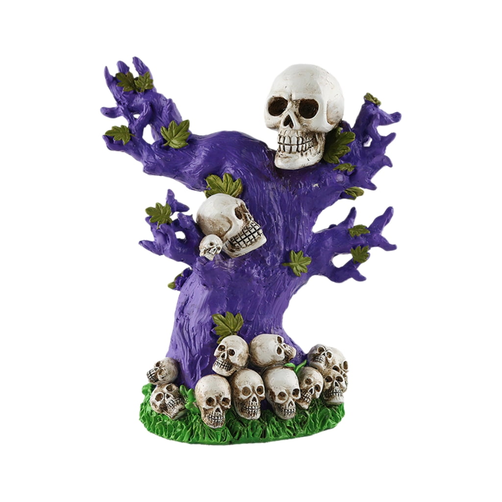 Charm Halloween Pumpkin Head Decors Tree Spirits Display, Resin Craft ...