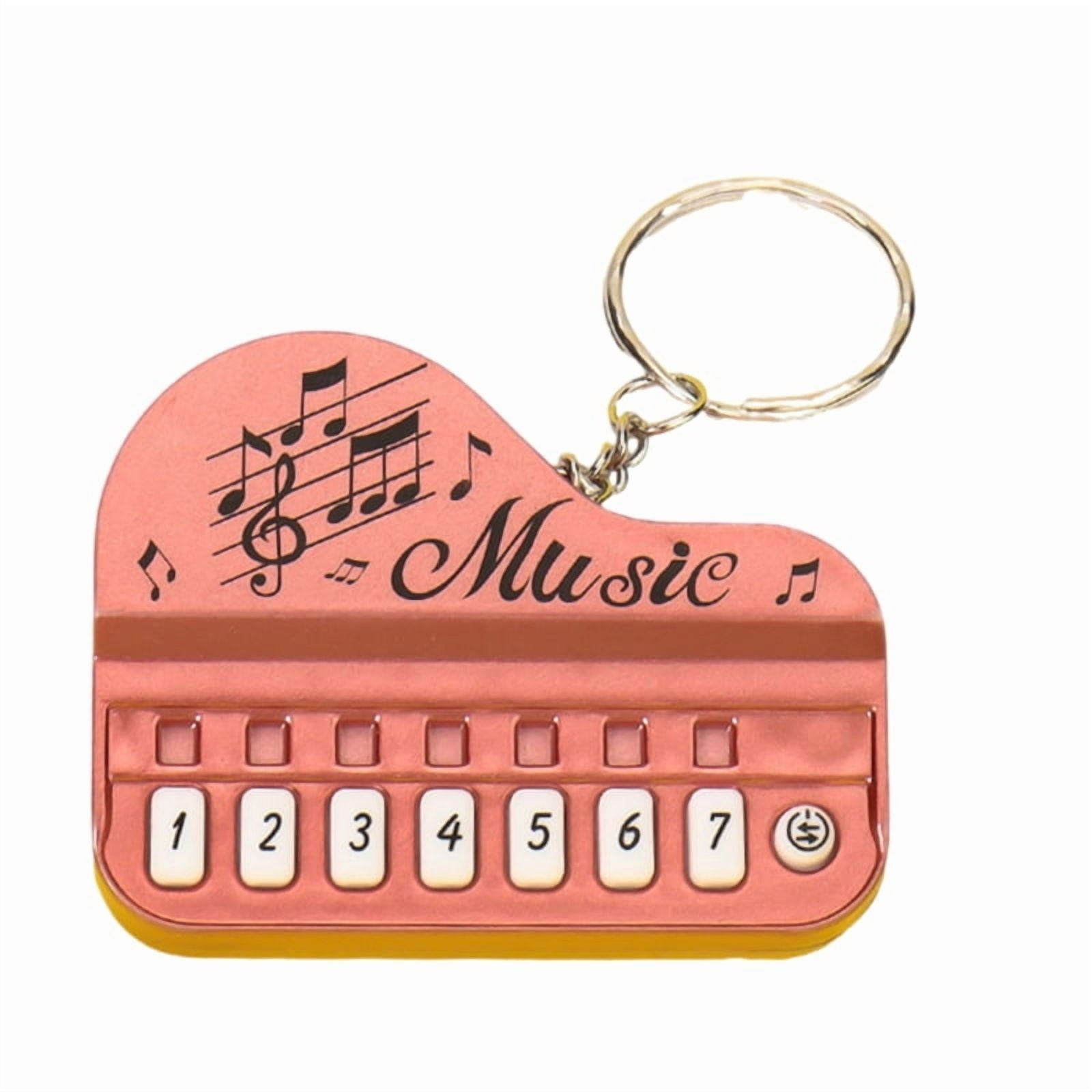 Charm Piano Pendant Keychain Key Holder With Music and Light Designs ...