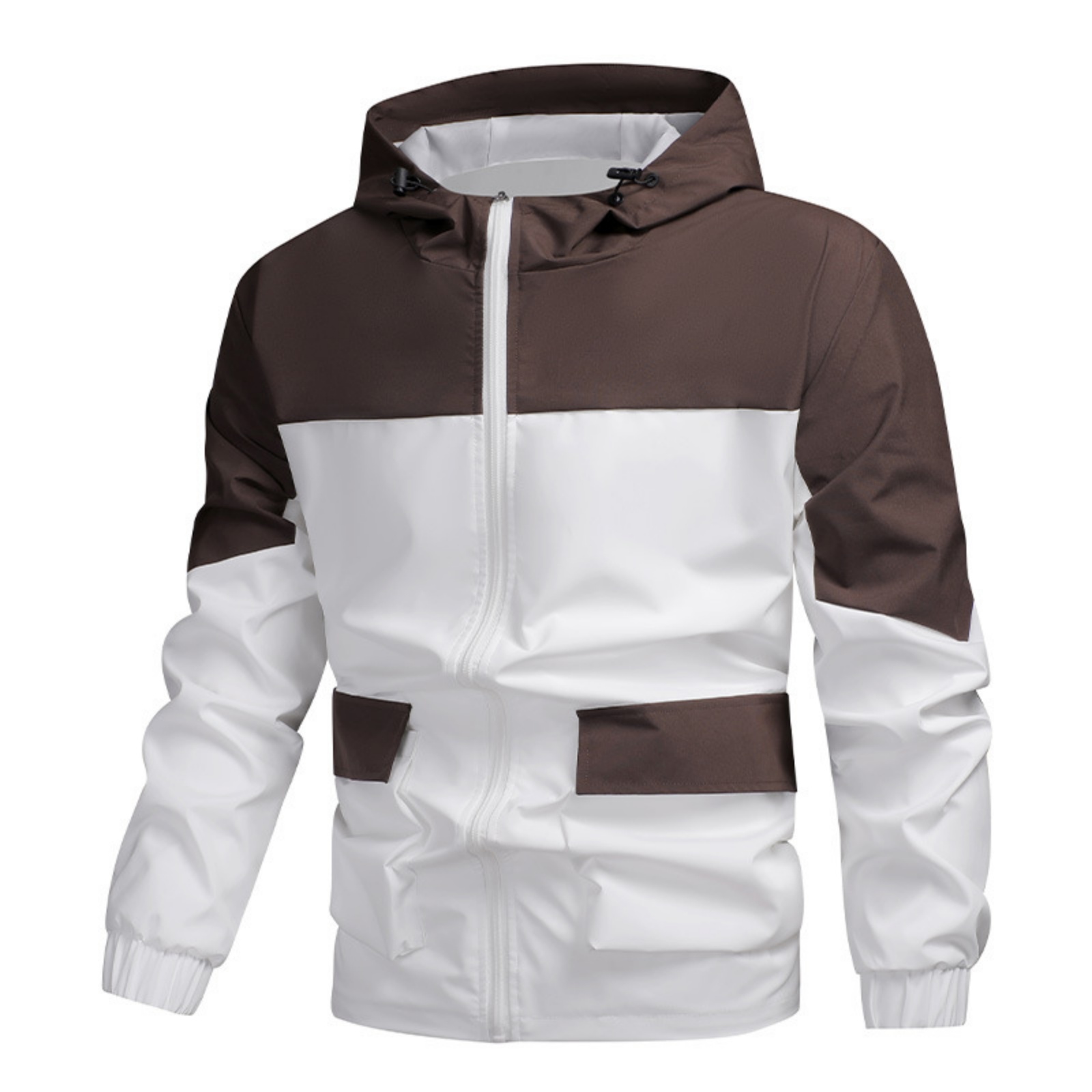 CharmCyan Men's And Women's Hooded Jackets, Workwear Color-blocked ...
