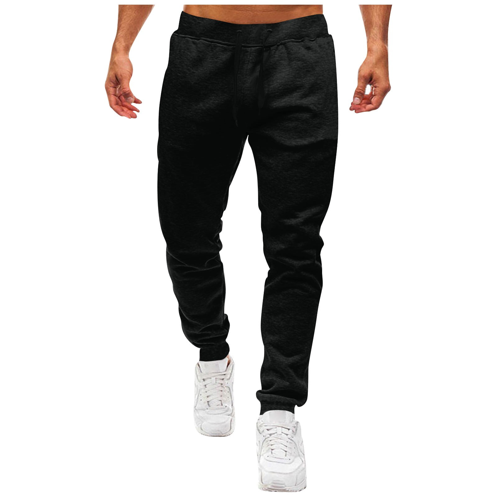 CharmCyan Men’s Athletic Jogger Sweatpants with Drawstring Waist ...