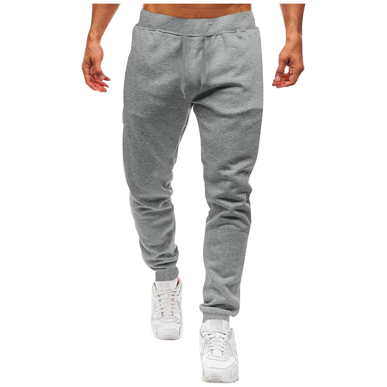 CharmCyan Men’s Athletic Jogger Sweatpants with Drawstring Waist ...