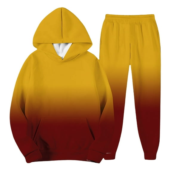 CharmCyan Men's Casual And Personalized Printed Long-sleeved Hooded ...