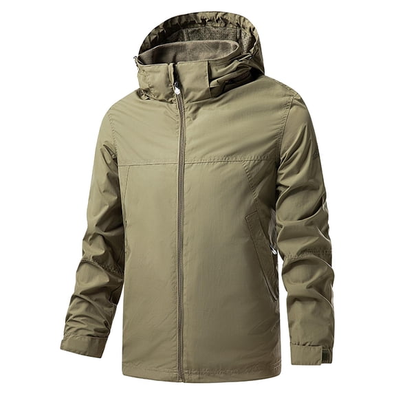 CharmCyan Men's Thin Zipper- And Windproof Outdoor Windbreaker, Outdoor ...