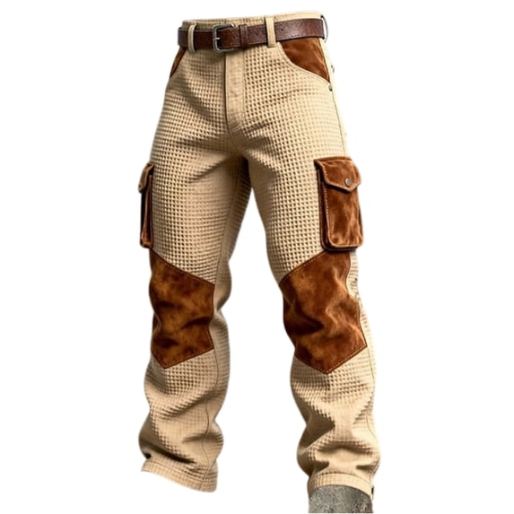 CharmCyan Mens Straight Fit Work Pants with Multi Pocket Design and ...