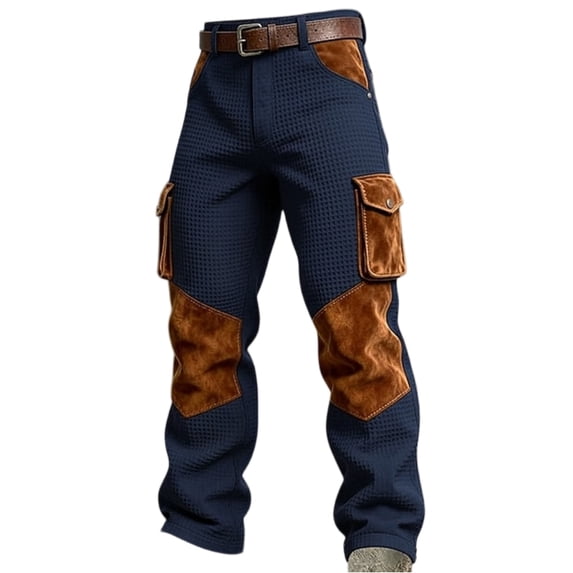 CharmCyan Mens Straight Fit Work Pants with Multi Pocket Design and ...
