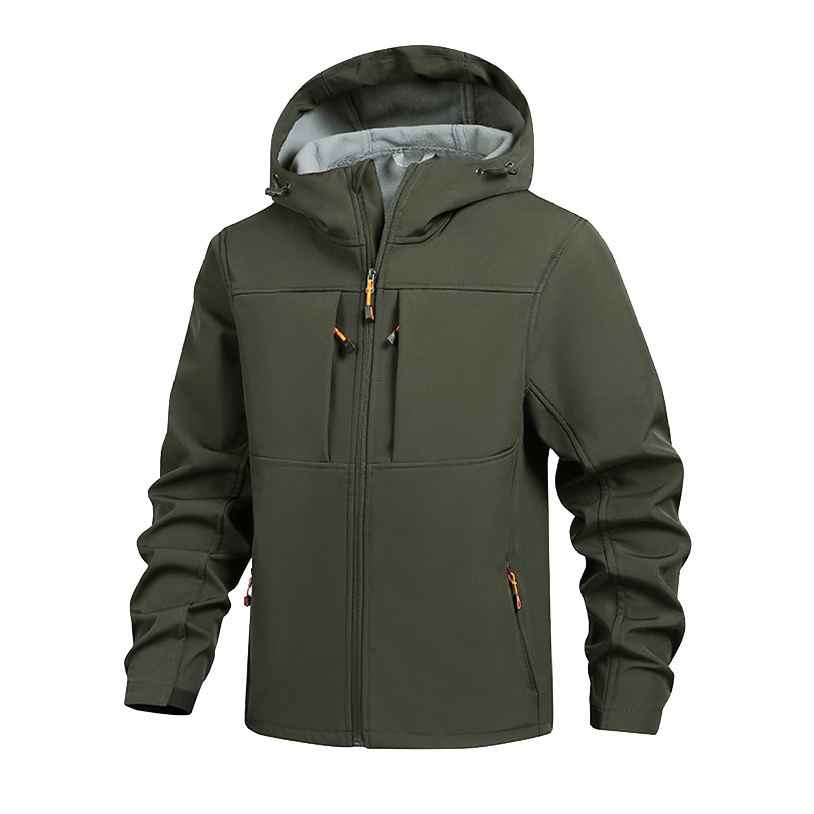 CharmCyan Waterproof Softshell Jacket for Men Outdoor Windproof ...