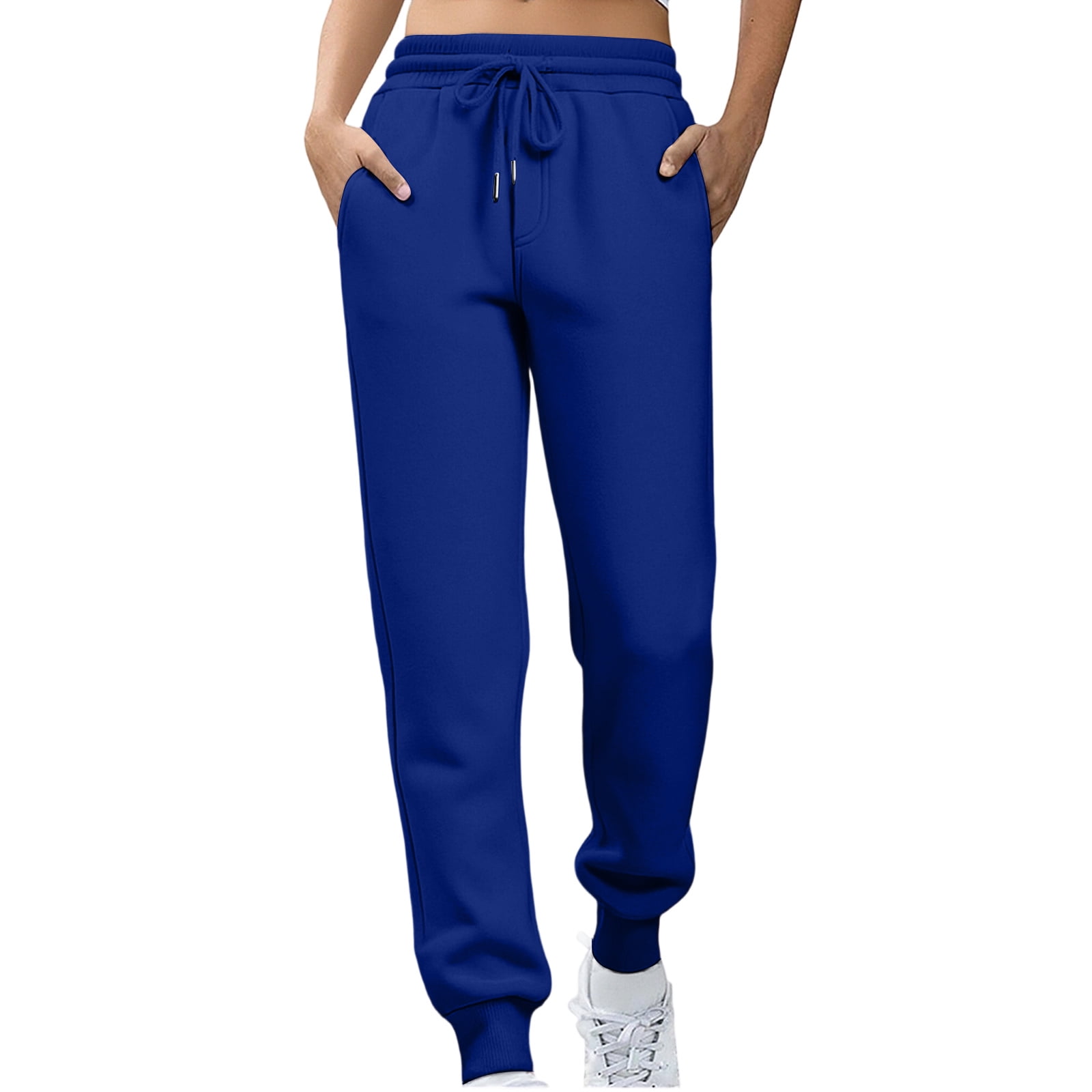 CharmCyan Women’s Drawstring Waist Jogger Pants Casual Athletic ...