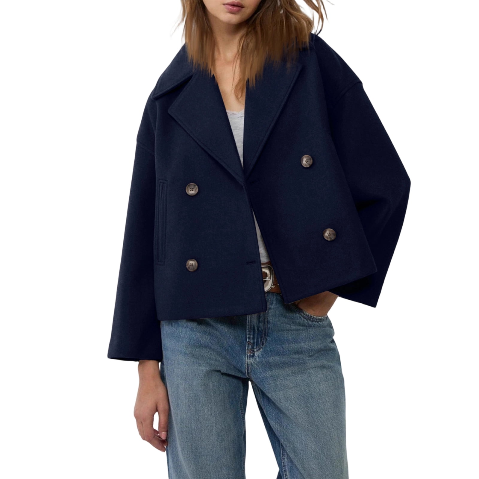 CharmCyan Women's Fashionable, Elegant, Solid-color, Long-sleeved ...