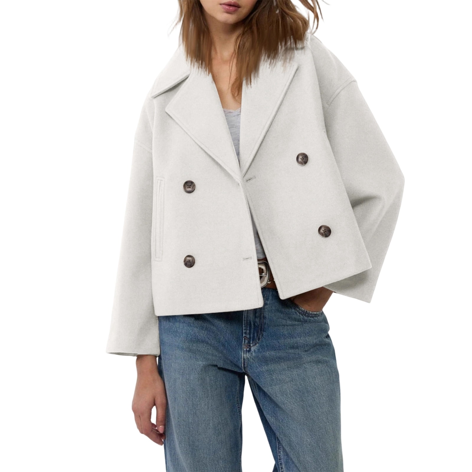 CharmCyan Women's Fashionable, Elegant, Solid-color, Long-sleeved ...