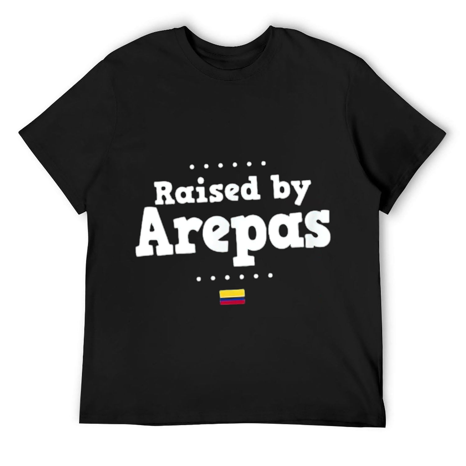 CharmDream Weave Mens Funny Arepa Gift Colombian Food T-Shirt Black-XXL ...