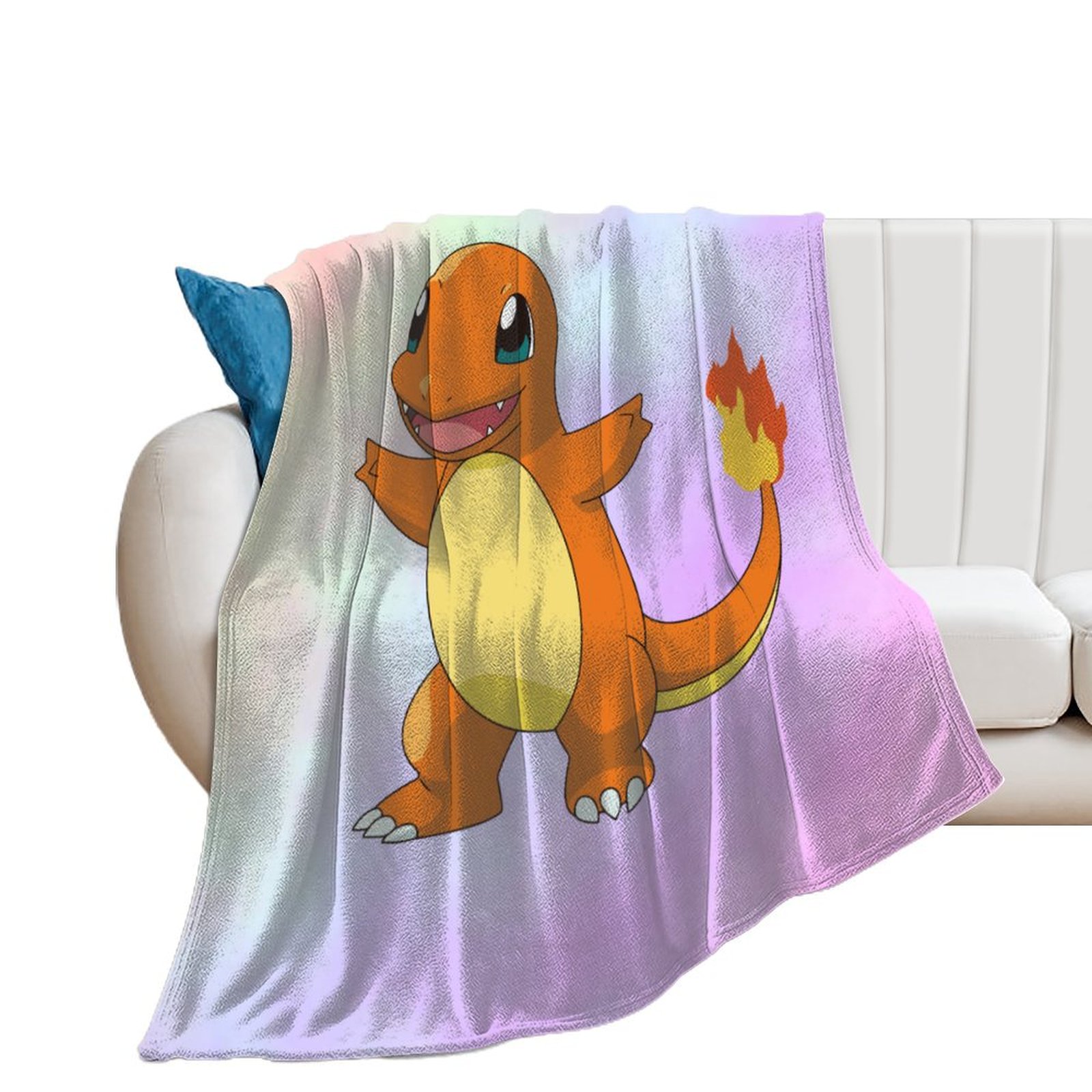 Charman-der Throw Blanket Flannel Anime for Girls Boys Men Women ...