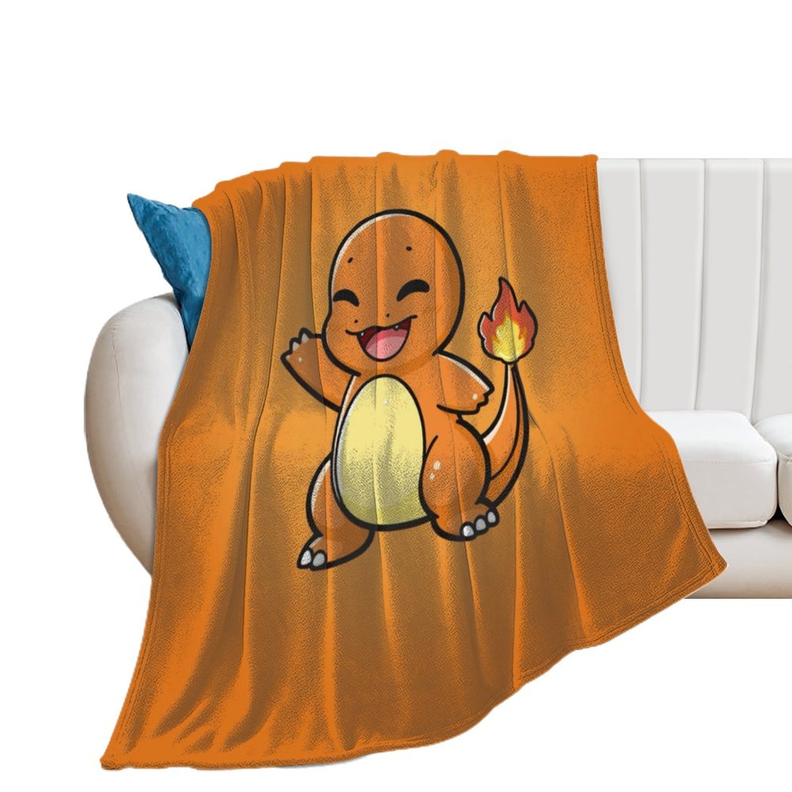 Charman-der Throw Blanket Flannel Anime for Girls Boys Men Women ...