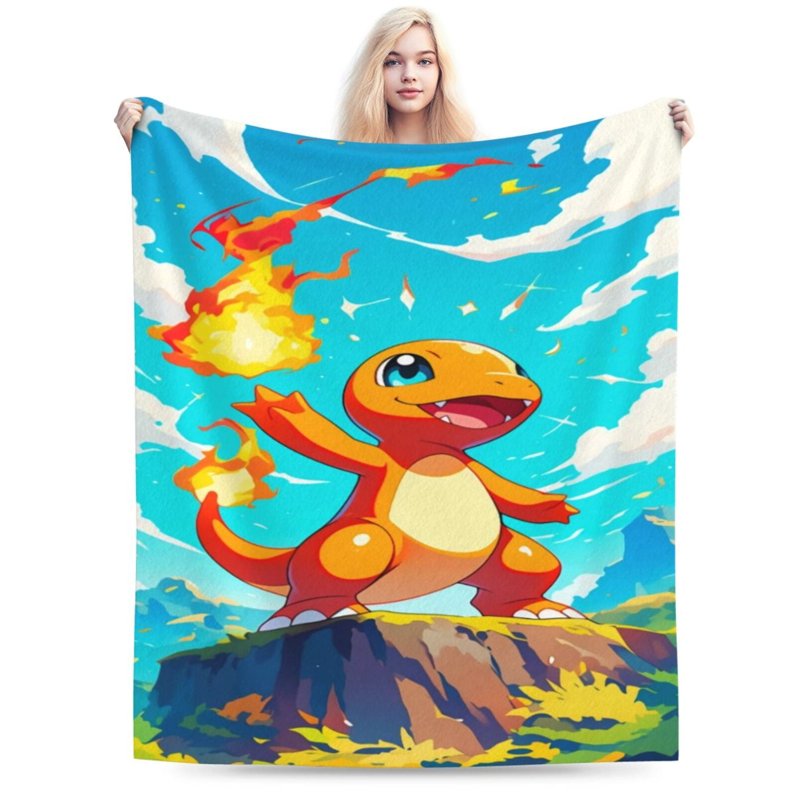 Charmander Boys Girls Blanket Super Soft Cozy Warm Plush Throw Blanket ...