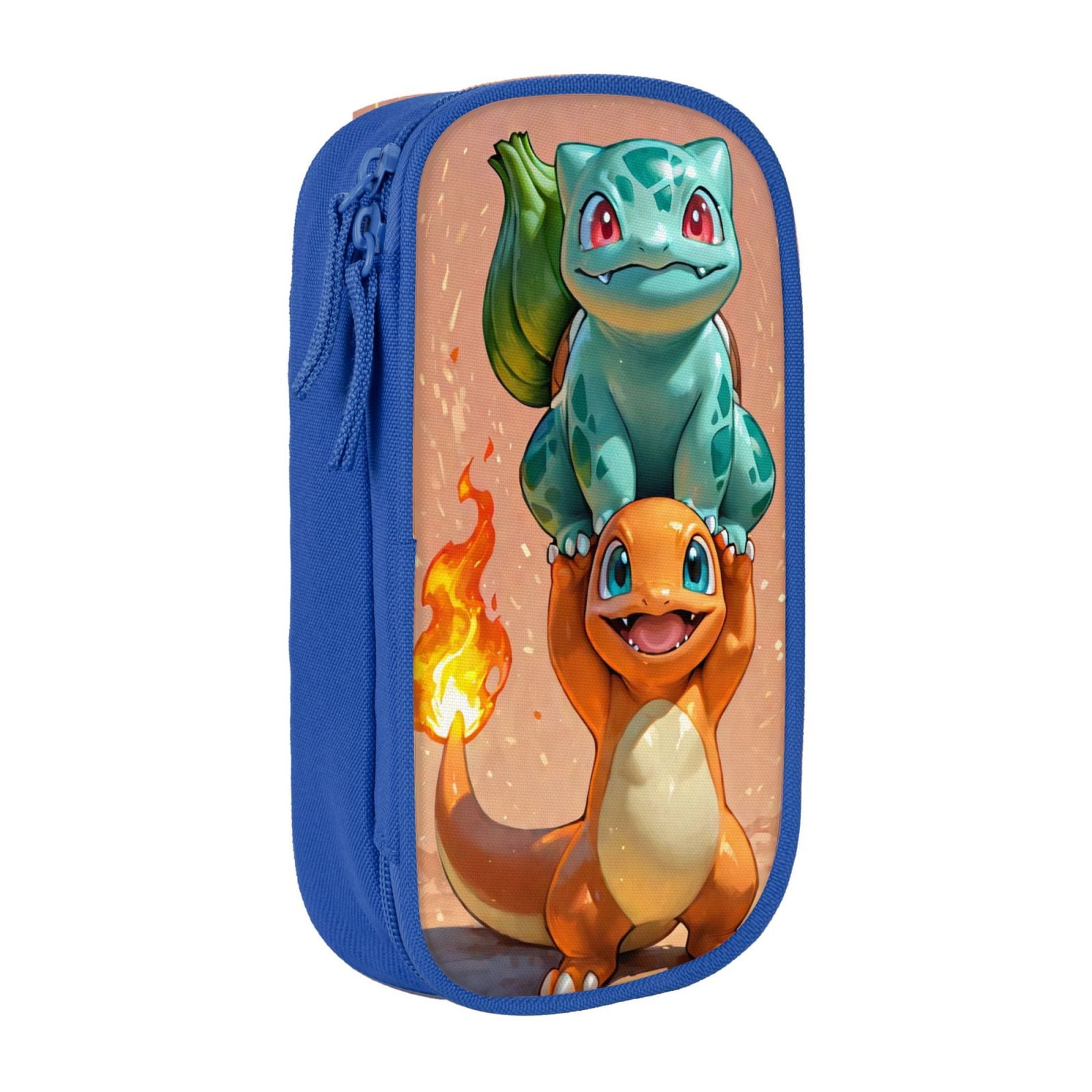Charmander & Bulbasaur Pencil Case,Big Capacity Pencil Pouch Stationery ...