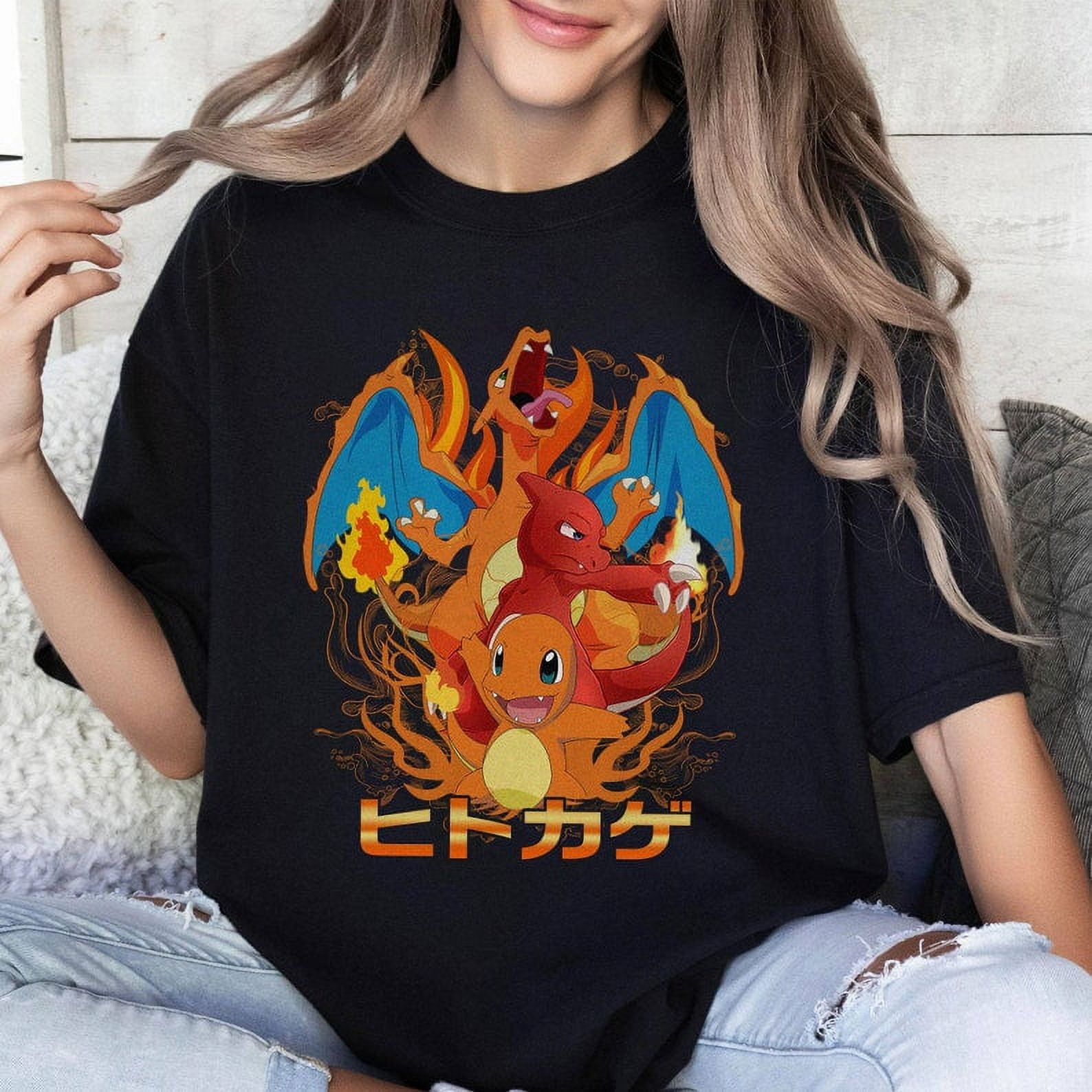 Charmander Evolution Shirt | Charmander Charizard Charmeleon Shirt | Pokemon Game Evolution ...