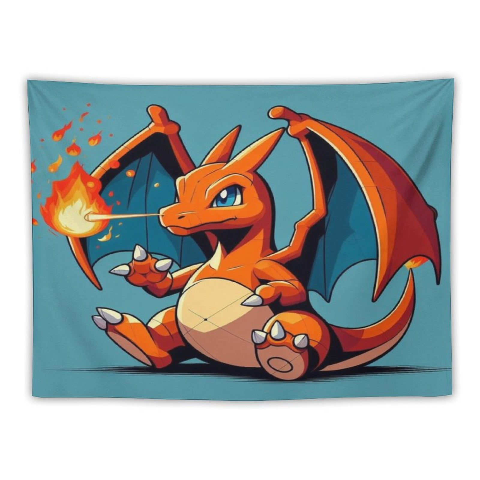 Charmander Fashion Tapestries Living Room Bedroom Decor Tapesty Wall ...