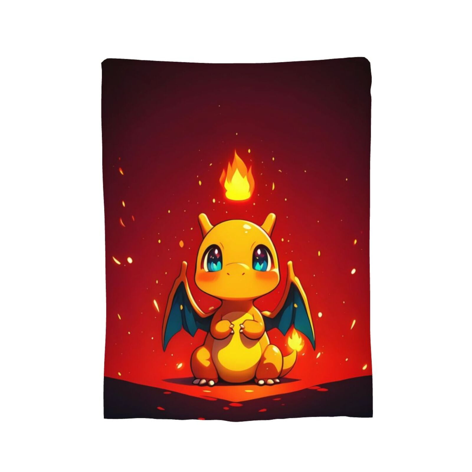 Charmander Blanket, Soft Flannel Throw Cozy Flannel Blankets Travel ...
