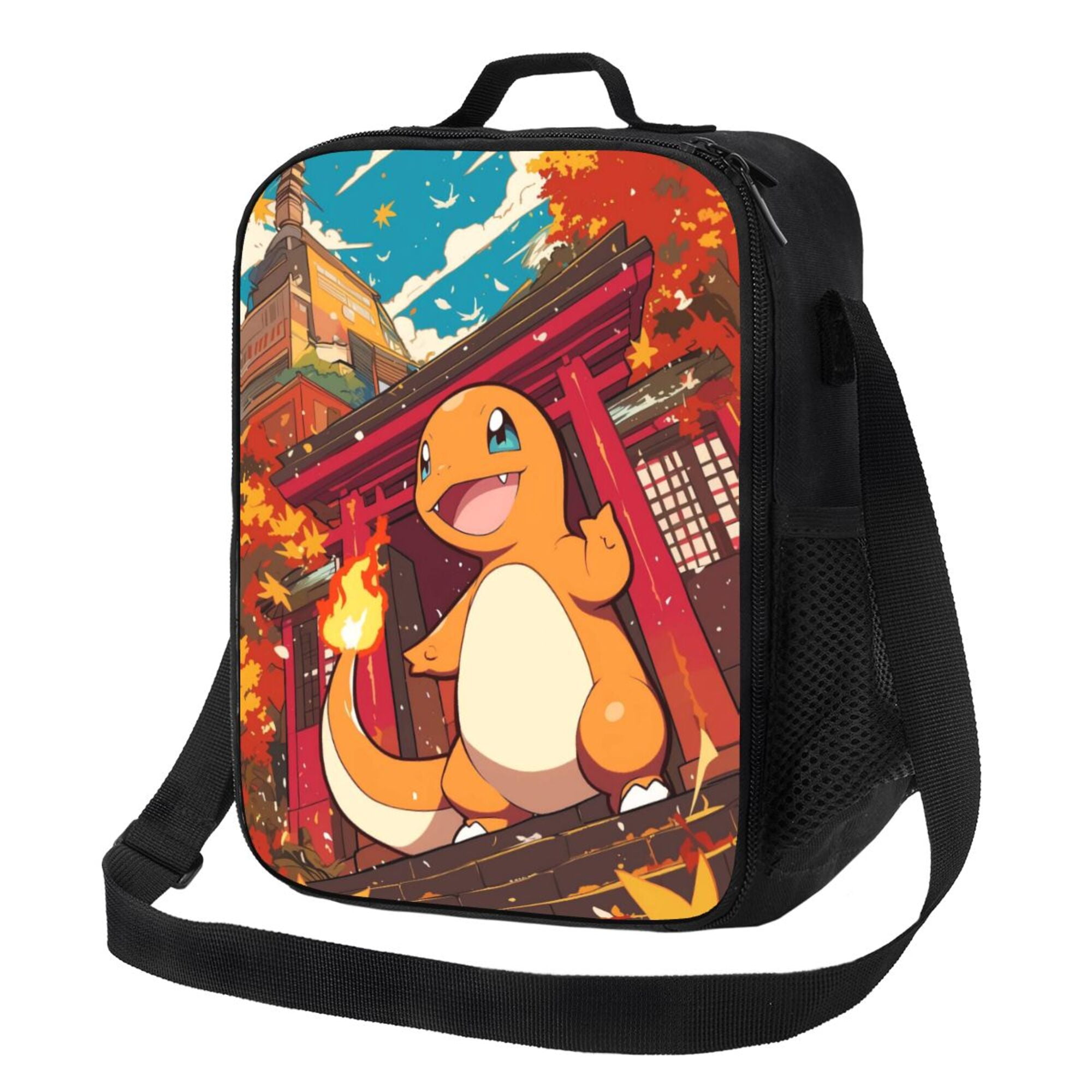 Charmander Lunch Bag Large Capacity Lunch Box Reusable Portable ...