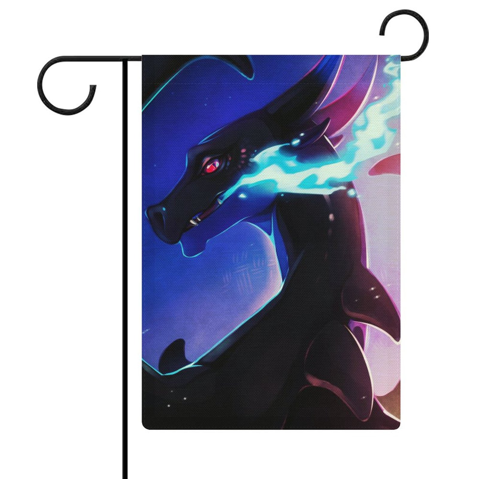 Charmander Mega X Y Anime Go Garden Flag Beach Garden Flag Double Sided ...