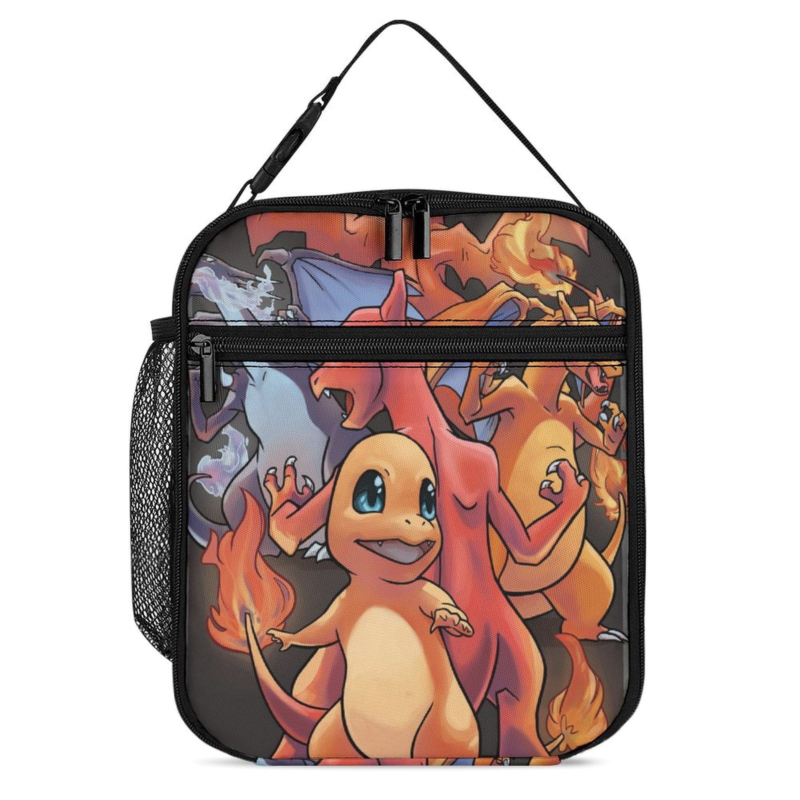 Charmander Mega X Y Anime Go Insulated Lunch Bag Lunch Box Reusable ...