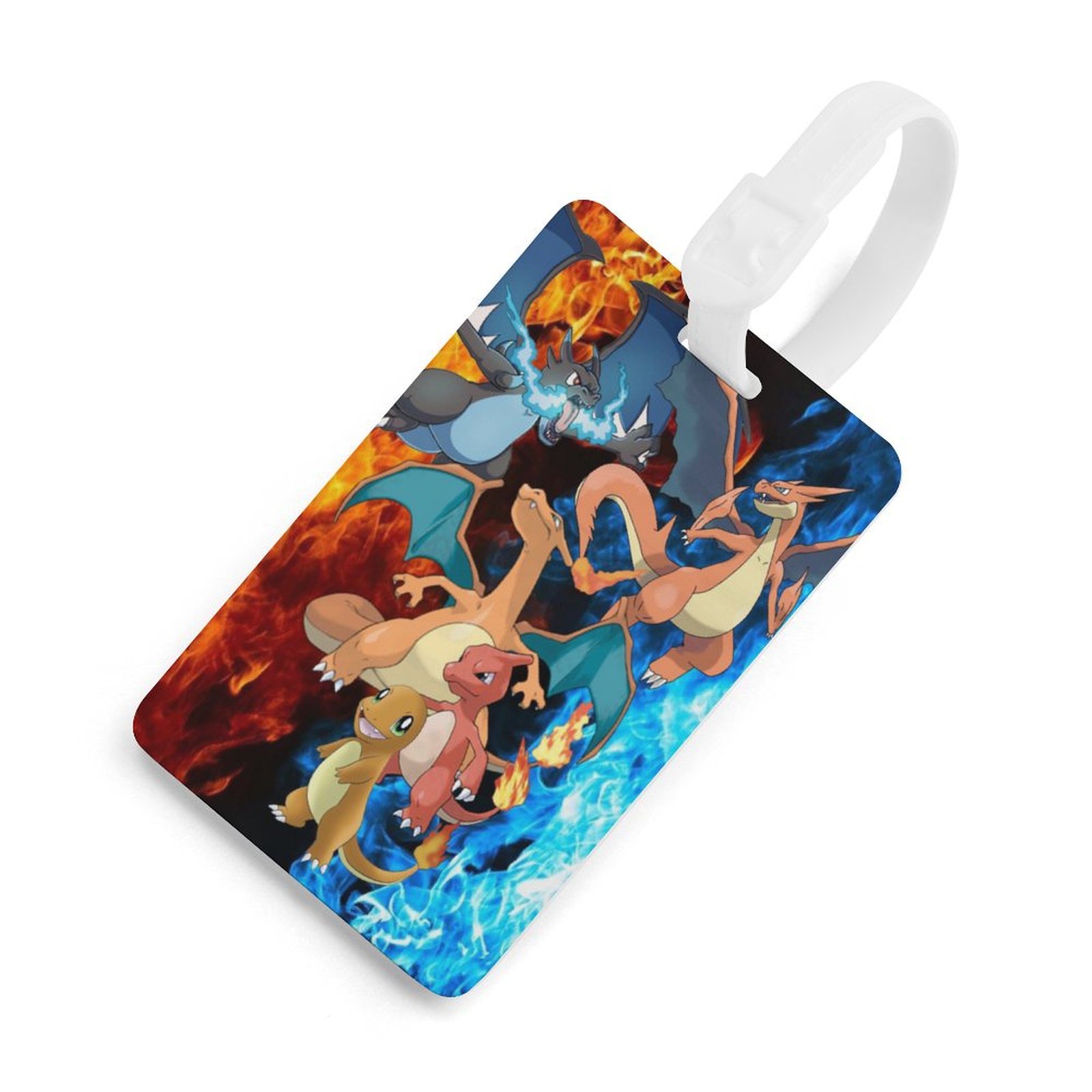 Charmander Mega X Y Anime Go Luggage Tag for Suitcases Bag Baggage ...