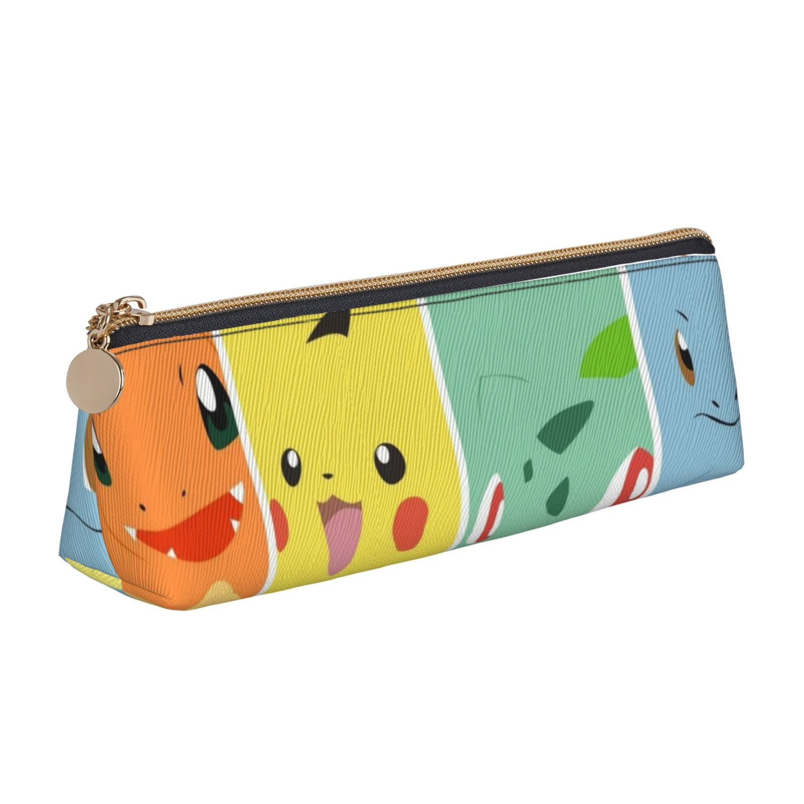 Charmander Pencil Case, Triangle Portable Pen Bag Pouch with Zipper for ...