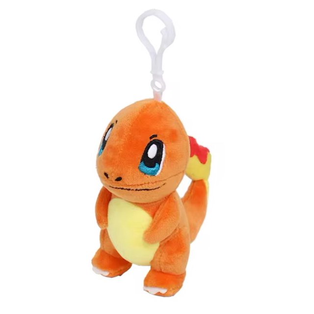 Charmander Plush Keychain Backpack Bag Clip, 3.75" tall - Walmart.com