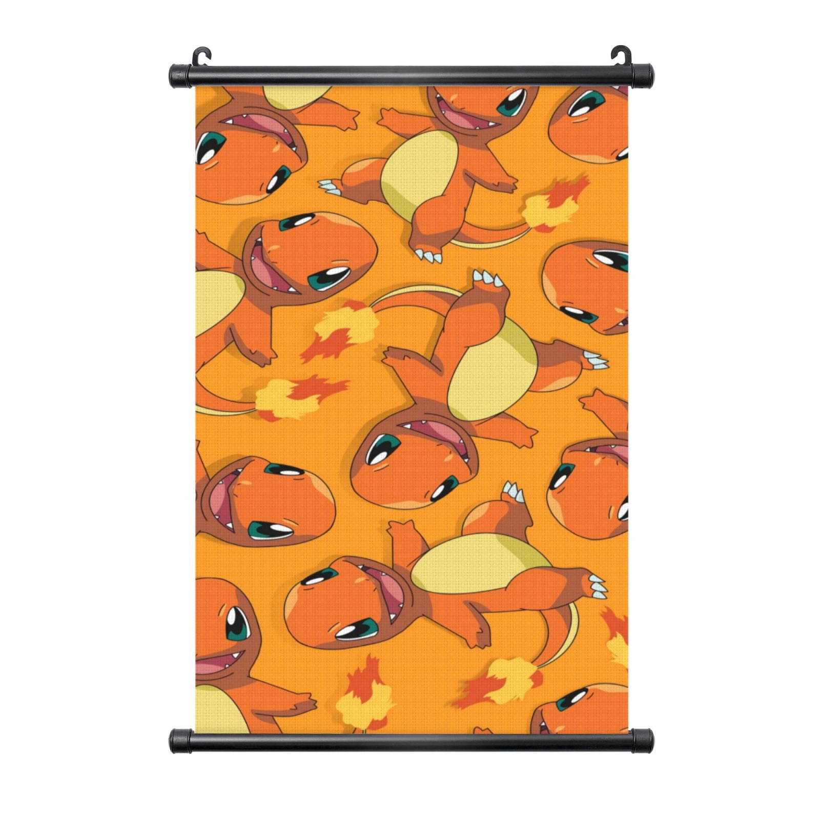 Charmander Poster Aesthetic Canvas PVC Shaft Wall Art Hanging Hanger ...
