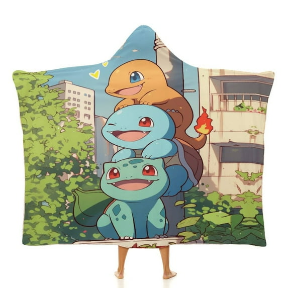 Charmander Soft Fleece Warm Blanket Throw Fuzzy Wearable Blanket ...