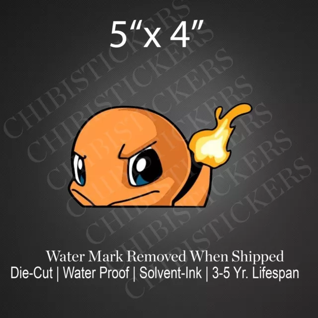 Charmander Squirtle Bulbasaur Pokemon Anime Decal Sticker Car Sticky ...